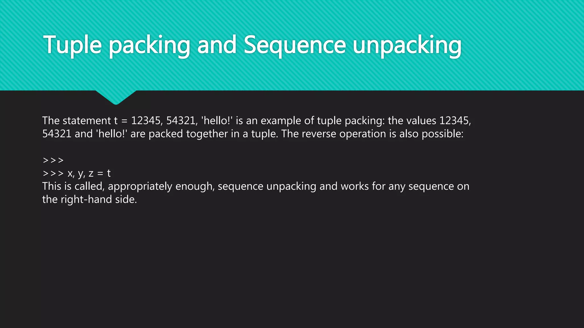 Python data structures | PPT