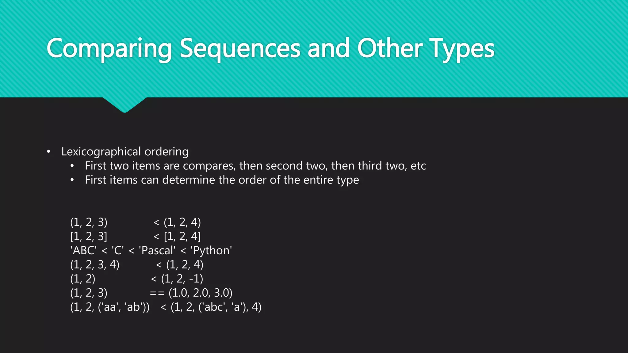 Python data structures | PPT