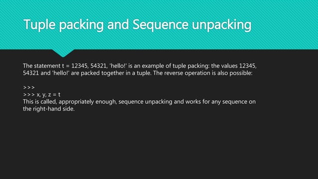 Python data structures | PPT