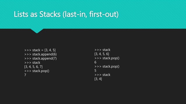 Python data structures | PPT