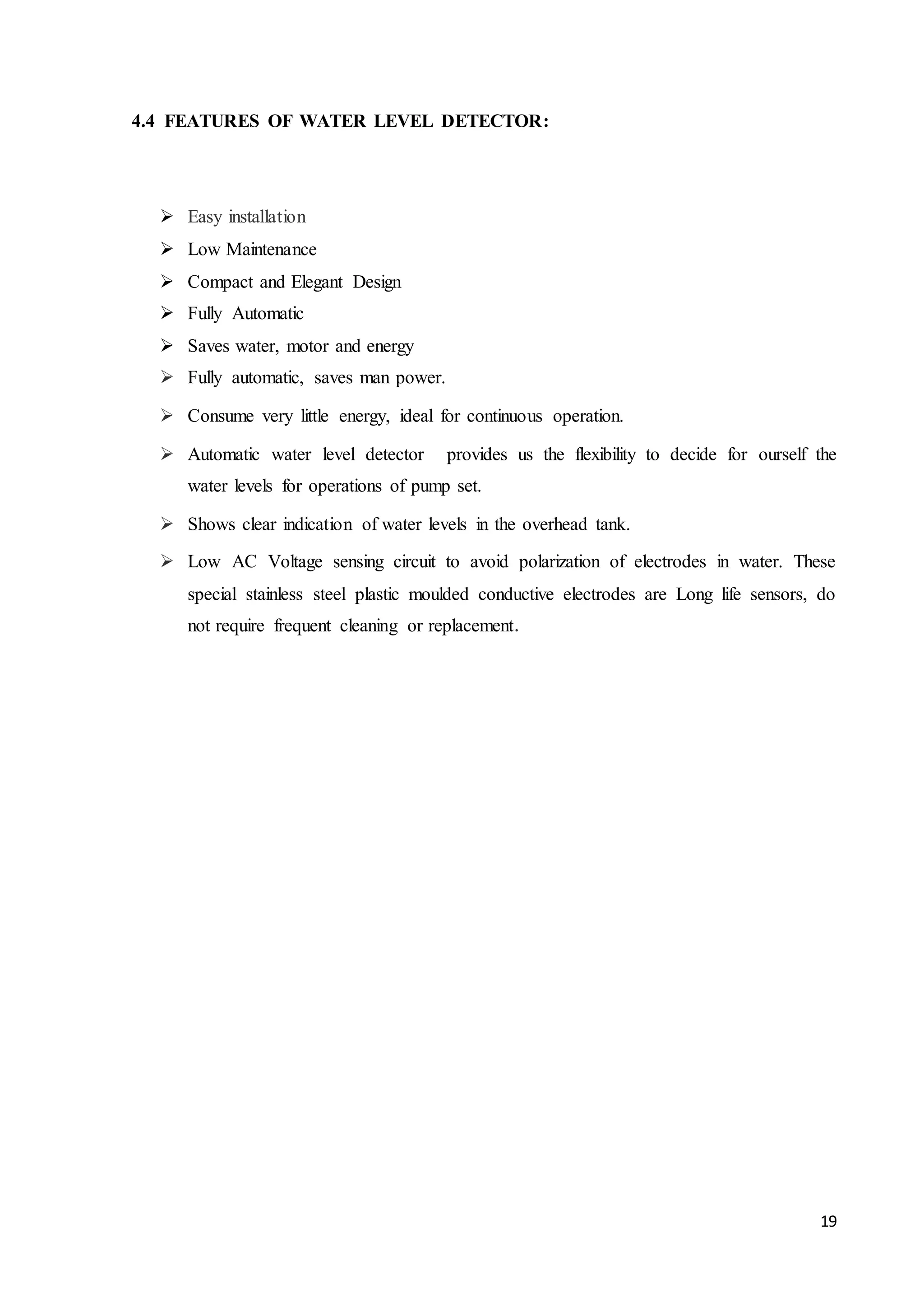 WATER LEVEL DETECTOR WITH TURBIDITY SENSOR | DOCX