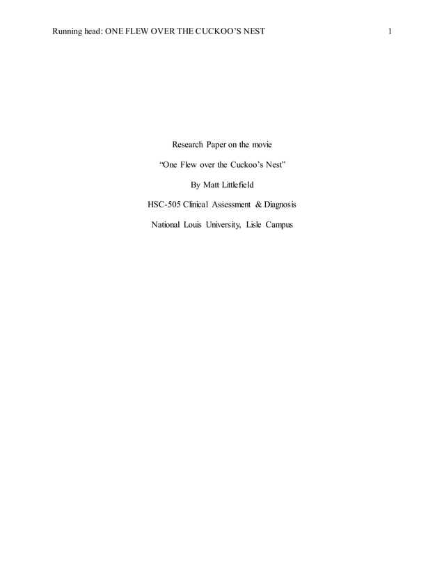 Movie research paper | PDF