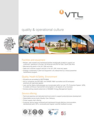 VTL Group Overview | PDF