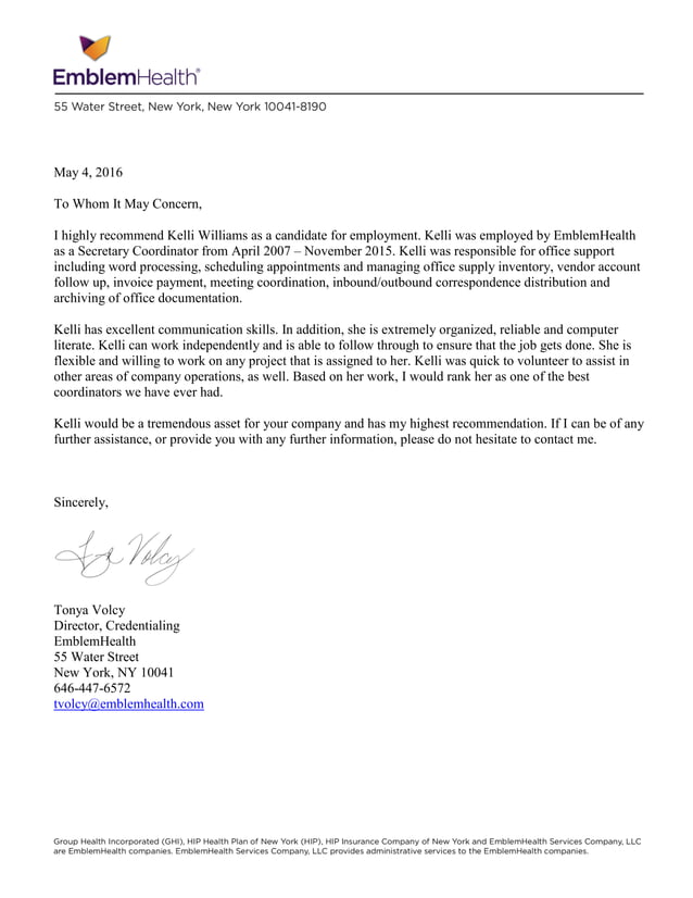 Reference Letter | PDF