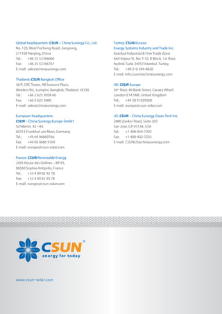 CSUN_CompanyBrochure_ENG | PDF