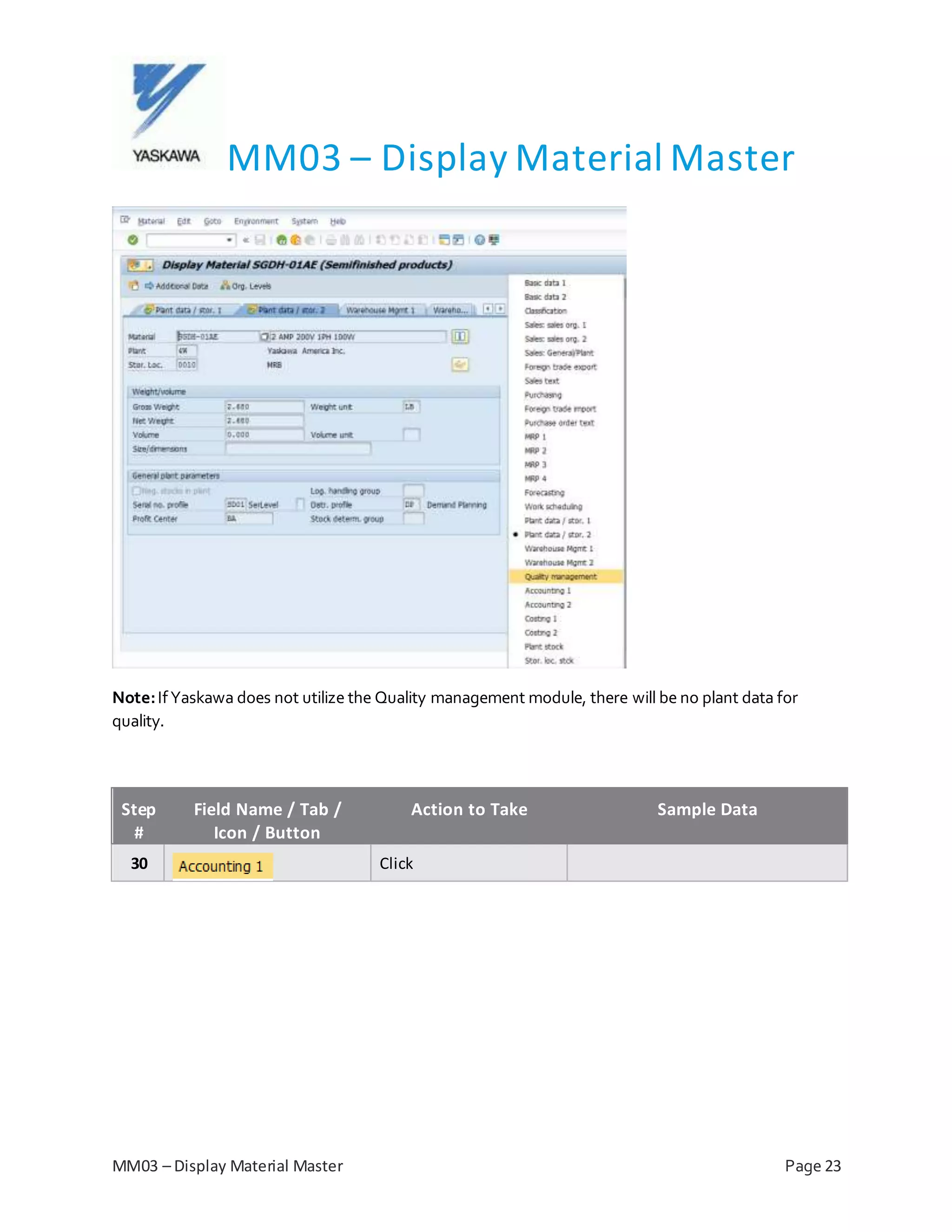 EX_2.1-MM03 Display Material Master V1.0 | DOCX