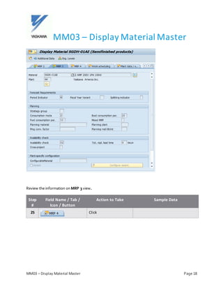 EX_2.1-MM03 Display Material Master V1.0 | DOCX