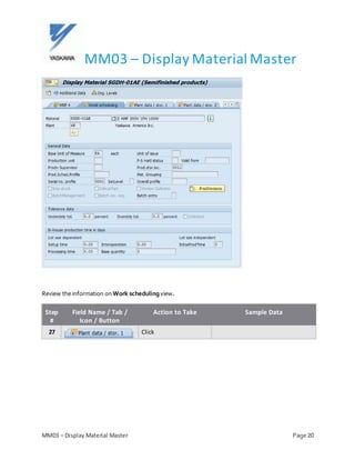 EX_2.1-MM03 Display Material Master V1.0 | DOCX