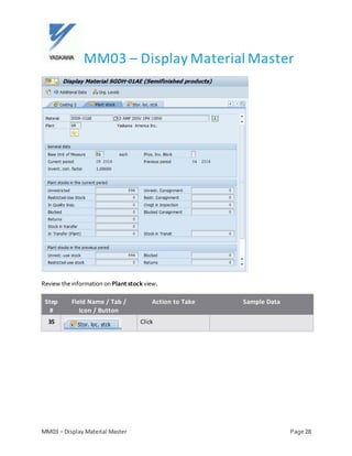 EX_2.1-MM03 Display Material Master V1.0 | DOCX
