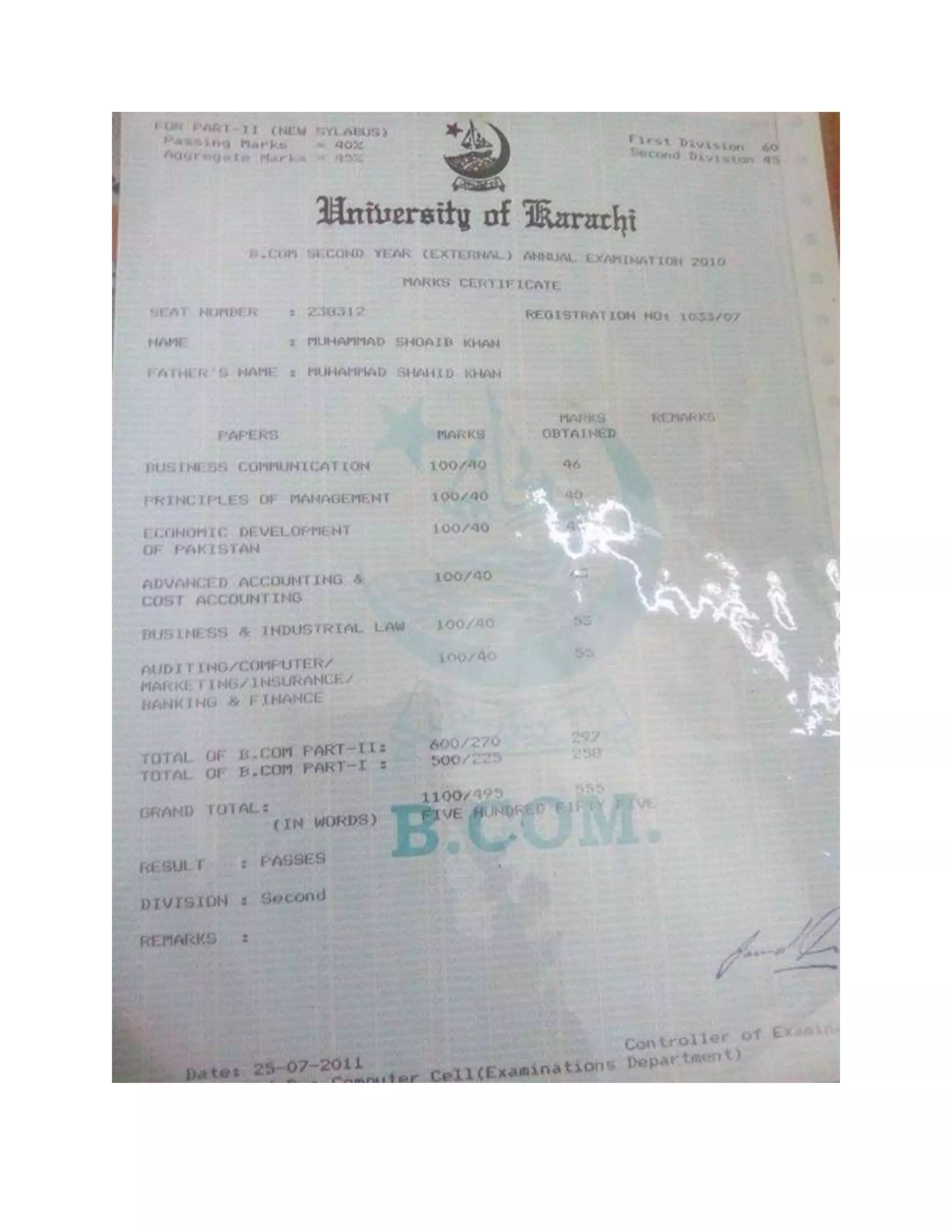 shoaib cv covering letter | DOCX