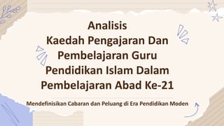 Analisis Kaedah PDP Guru Pendidikan Islam.pdf