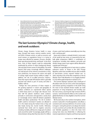 The Last Summer Olympics? | PDF