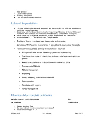 Thriveni Mitte Resume | PDF