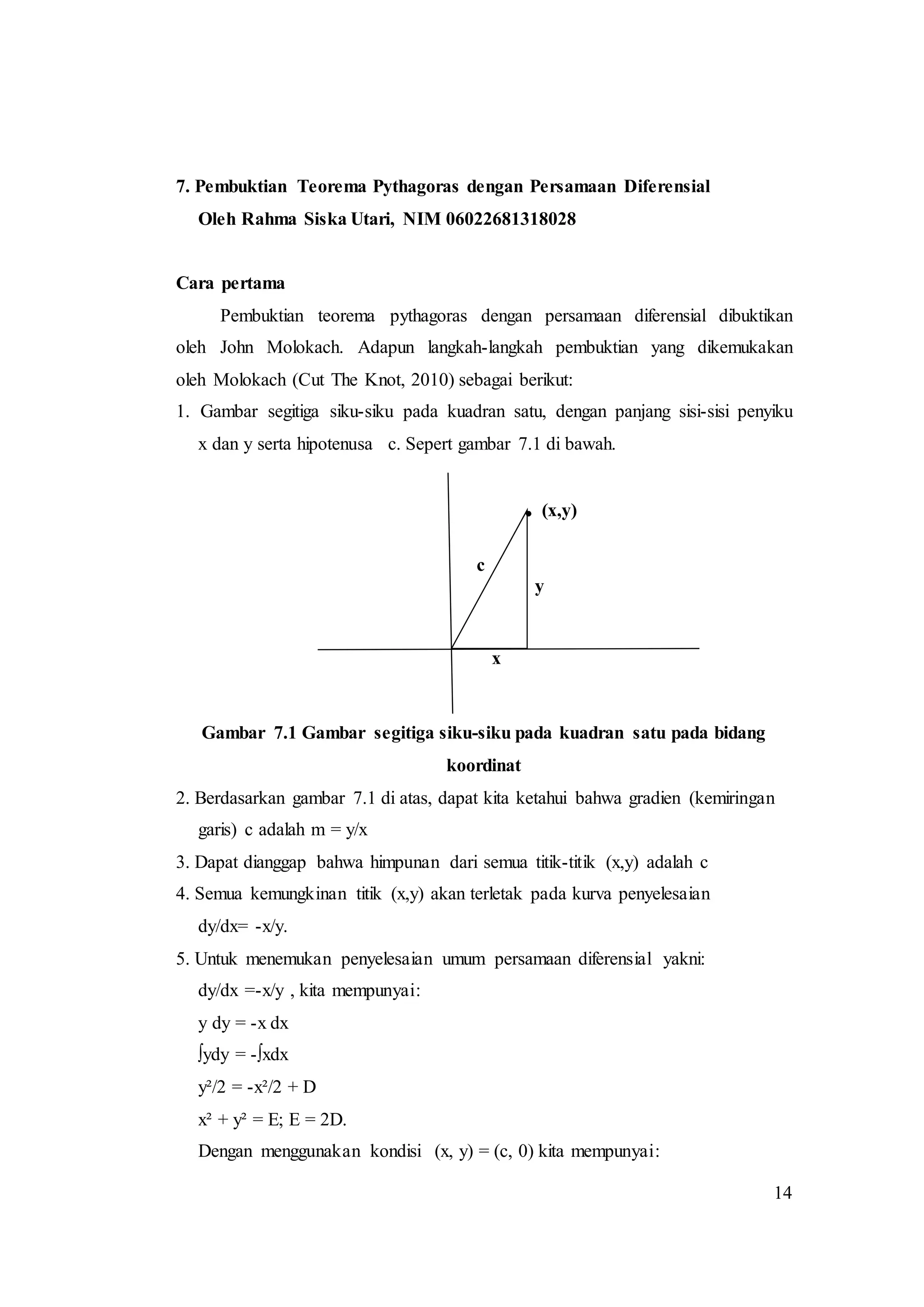 23 Cara Pembuktian Teorema Pythagoras | PDF