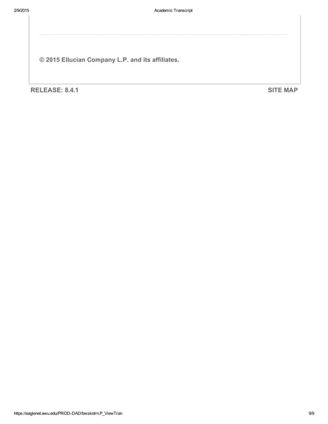 Zachary Burrows - Academic Transcript | PDF