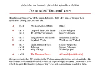 Ellis Skolfield's Teaching Outline 23 Chilioi | PDF