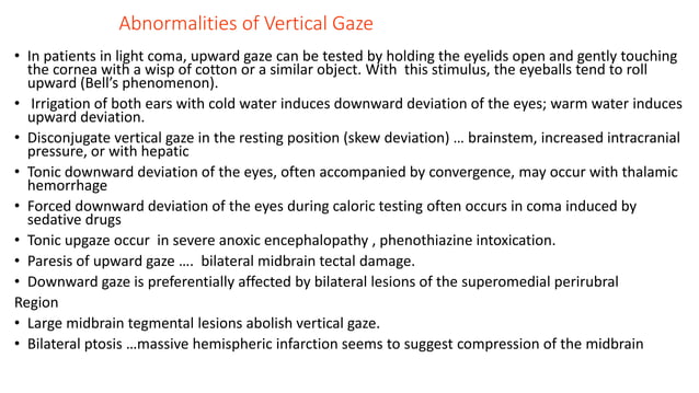 approach to coma | PPT