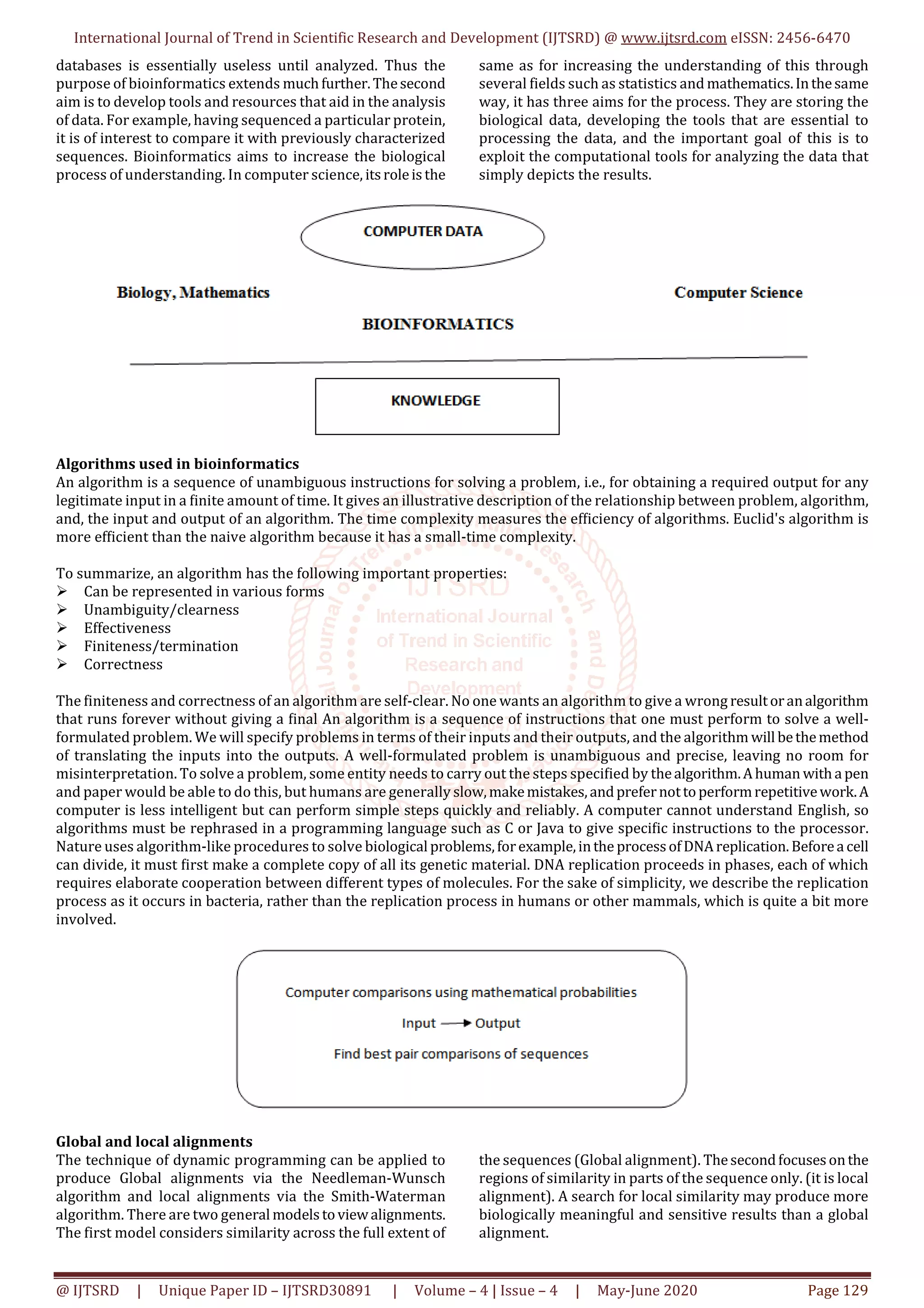 Computational Of Bioinformatics Pdf Databases Computer Software 7039
