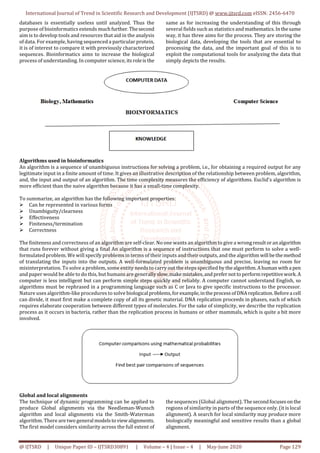 Computational of Bioinformatics | PDF | Databases | Computer Software ...