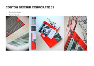 23 contoh brosur perusahaan corporate | DOCX