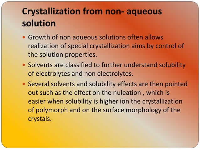 Crystallization EASILY DESCRIBED | PPTX | Chemistry | Science