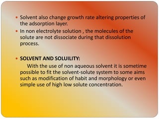 Crystallization EASILY DESCRIBED | PPTX