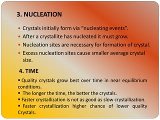 Crystallization EASILY DESCRIBED | PPTX