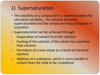 Crystallization EASILY DESCRIBED | PPTX