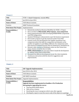 Omprakash_ABAP_Resume | PDF
