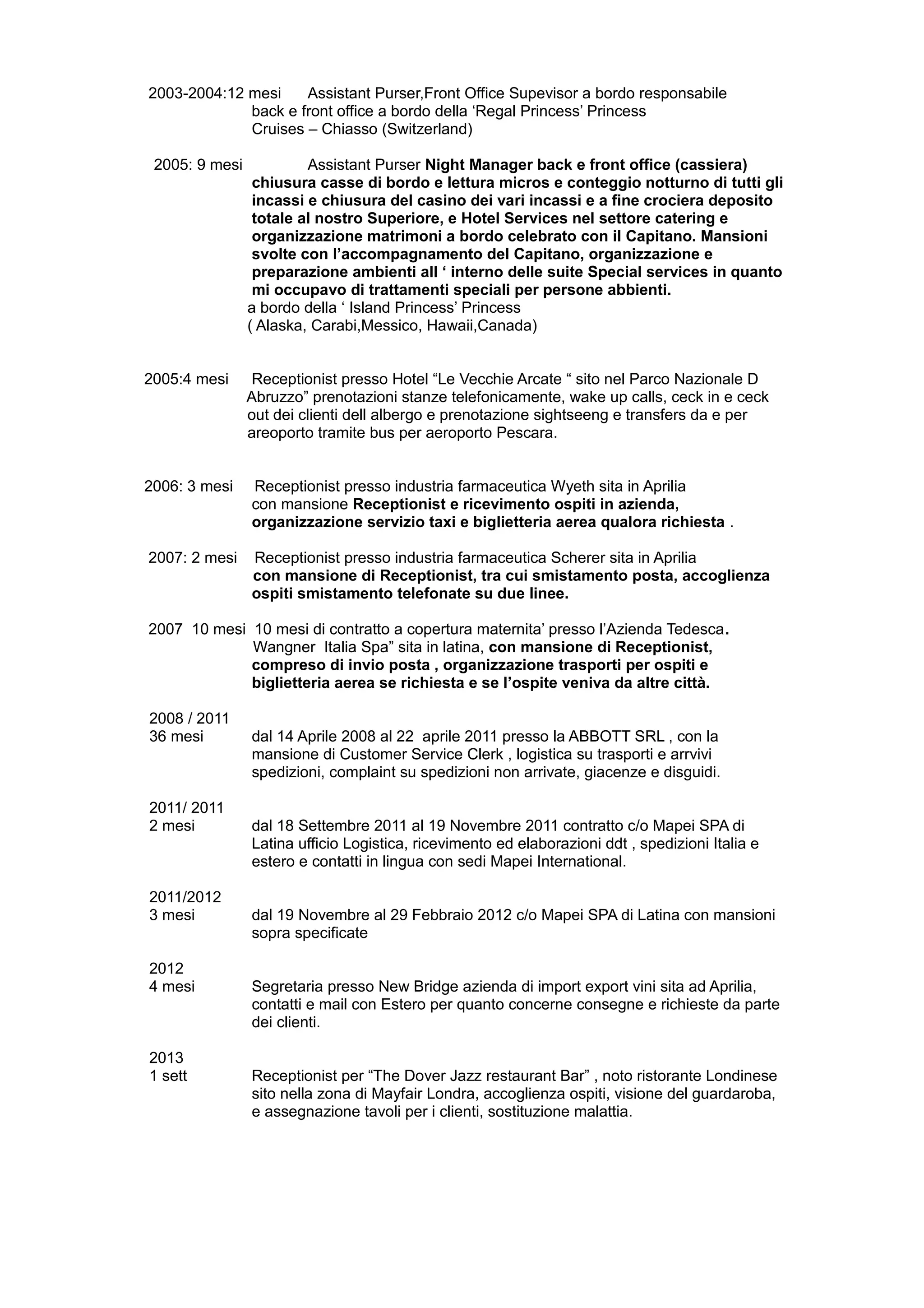 alessia cv italy new | PDF