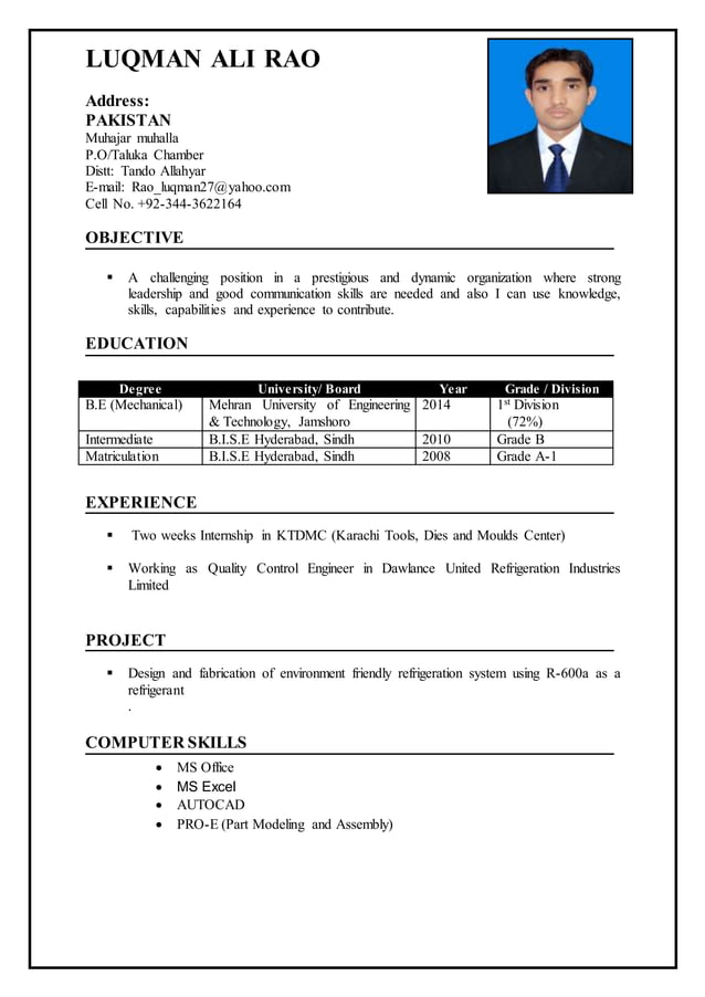 LUQMAN ALI CV | DOCX