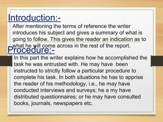 ESSENTIALS OF WRITING,TYPES OF REPORTS,. PARTS OF REPORT | PPT
