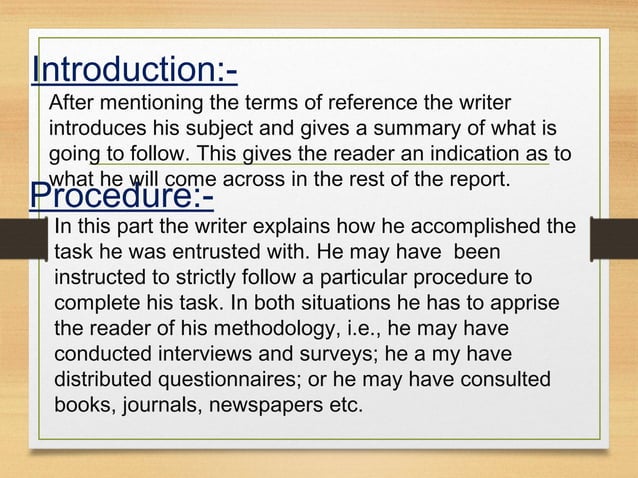 ESSENTIALS OF WRITING,TYPES OF REPORTS,. PARTS OF REPORT | PPT