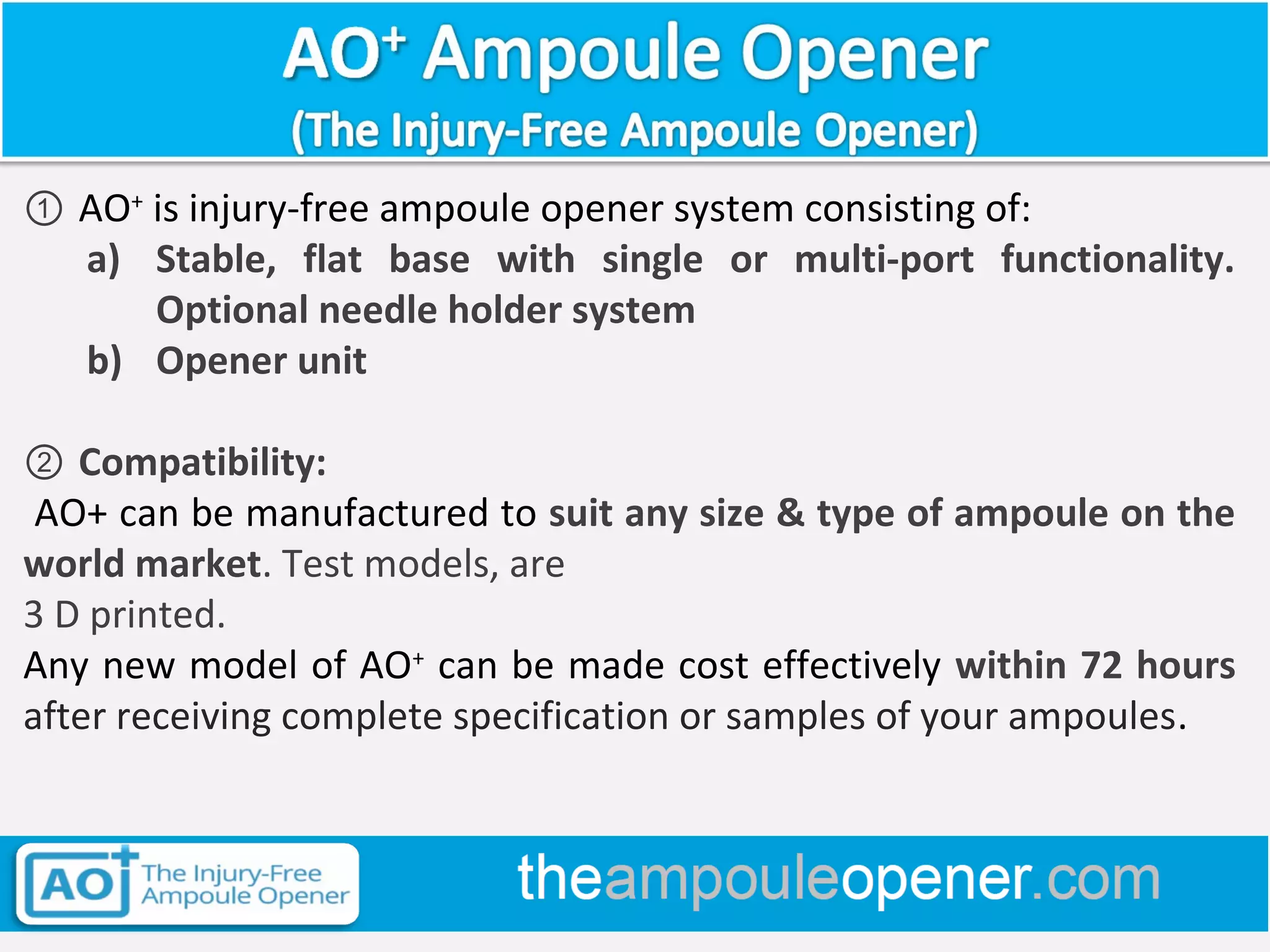 AO+ Ampoule Opener.IH.modififed | PPT