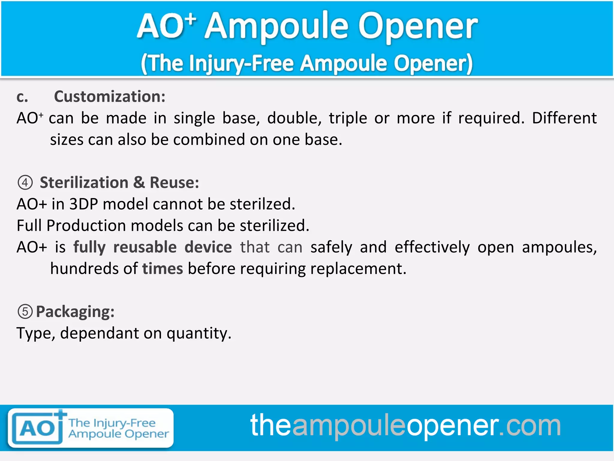 AO+ Ampoule Opener.IH.modififed | PPT