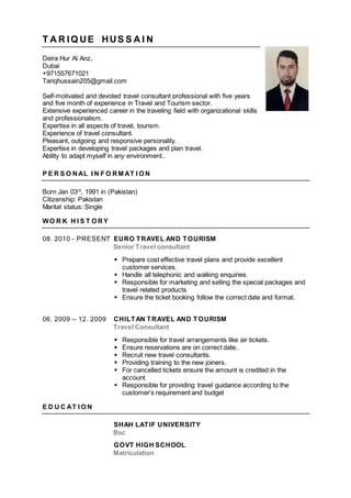 TARIQ NEW CV | PDF