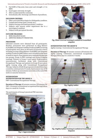 Efficacy of PNF Training Vs Agility Training on Mobility and Balance in ...