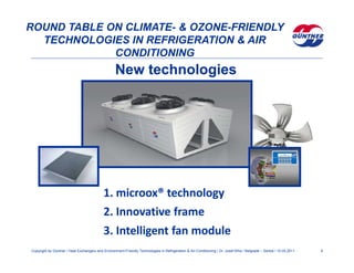 Environmentally friendly technologies in refrigeration | PDF