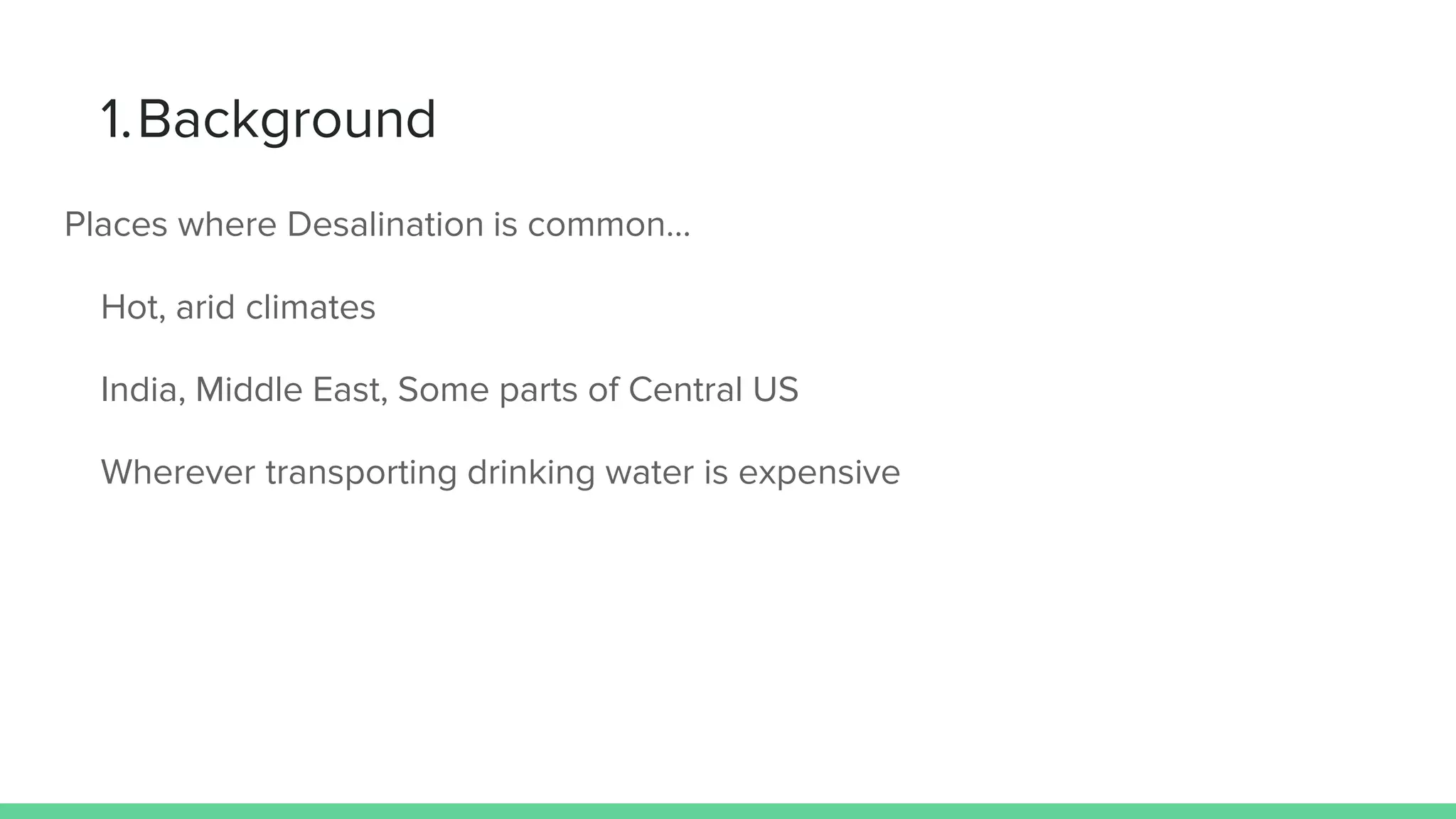 Desalination of Seawater | PPTX