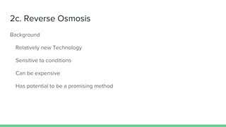 Desalination of Seawater | PPTX