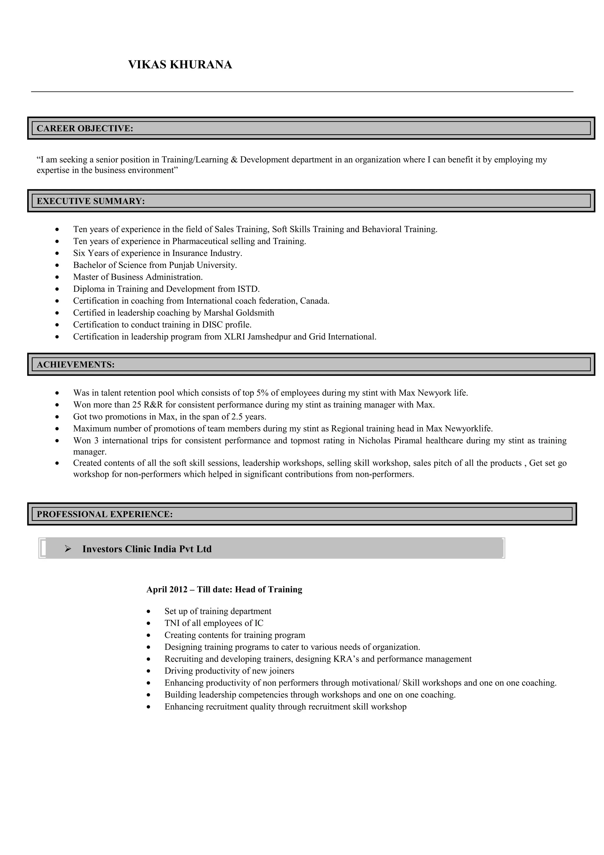 CV_Vikas_Khurana | PDF | Free Download