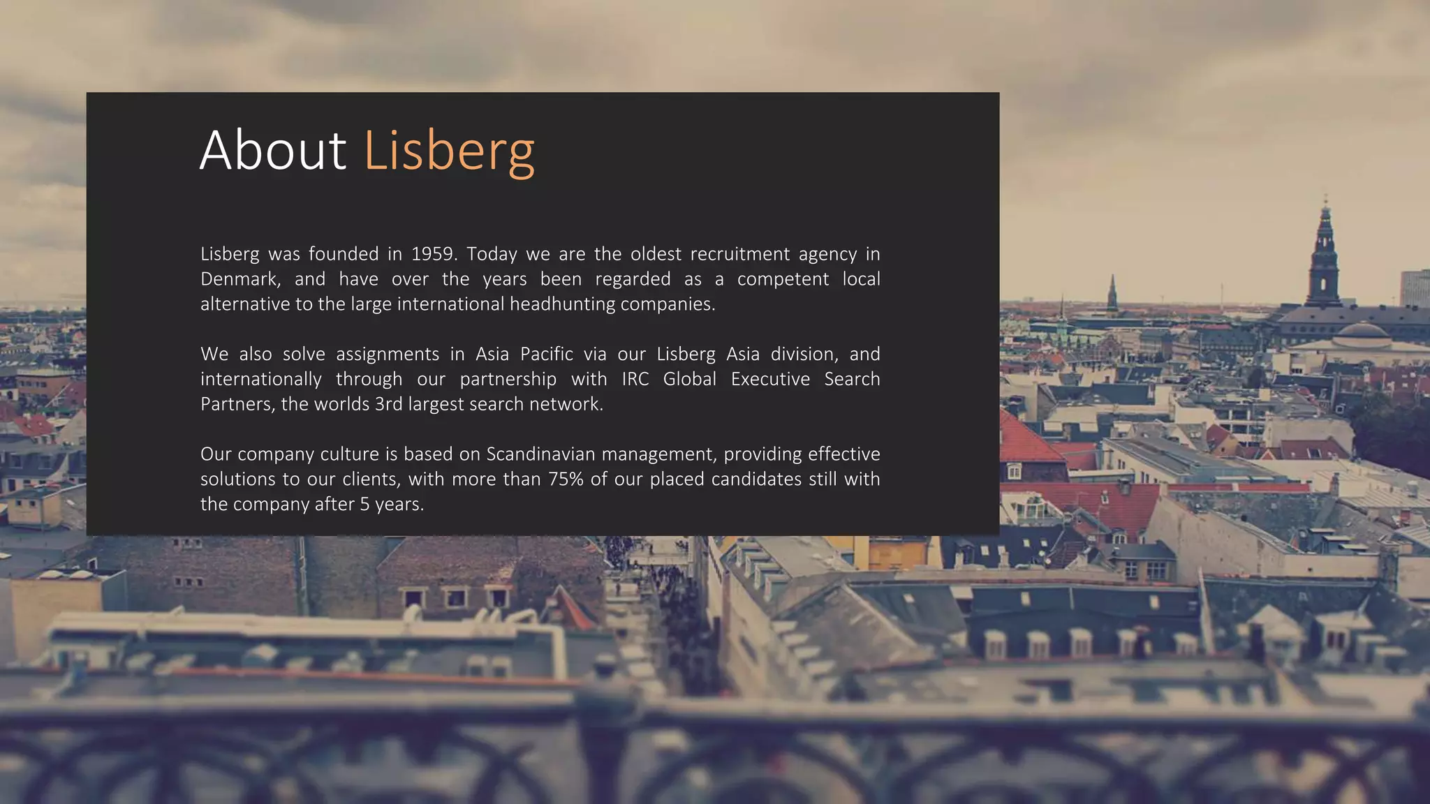 Lisberg - Presentation 2017 | PDF