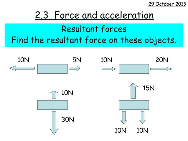 2 3 force mass acceleration | PPT