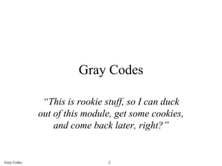 23 gray codes | PDF