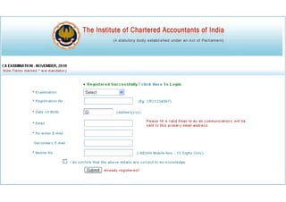 guide to online exam application form | PPT