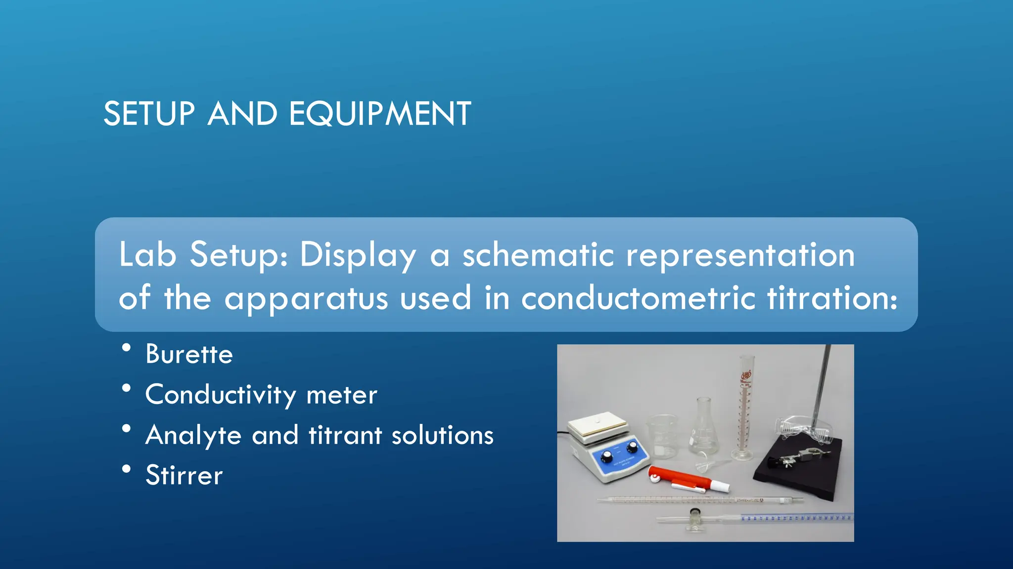a detailed presentation on conductometric titrations | PPTX