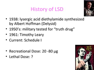 Neuropharmacology: Hallucinogens | PPT