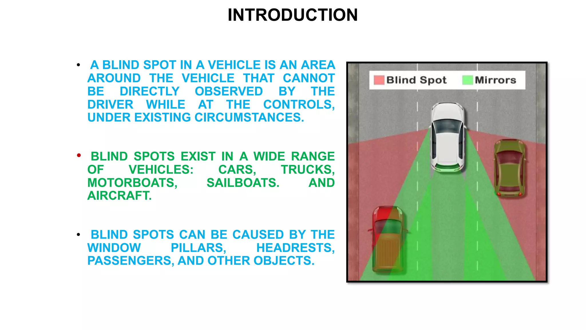 BLIND SPOT INFORMATION SYSTEM | PPTX