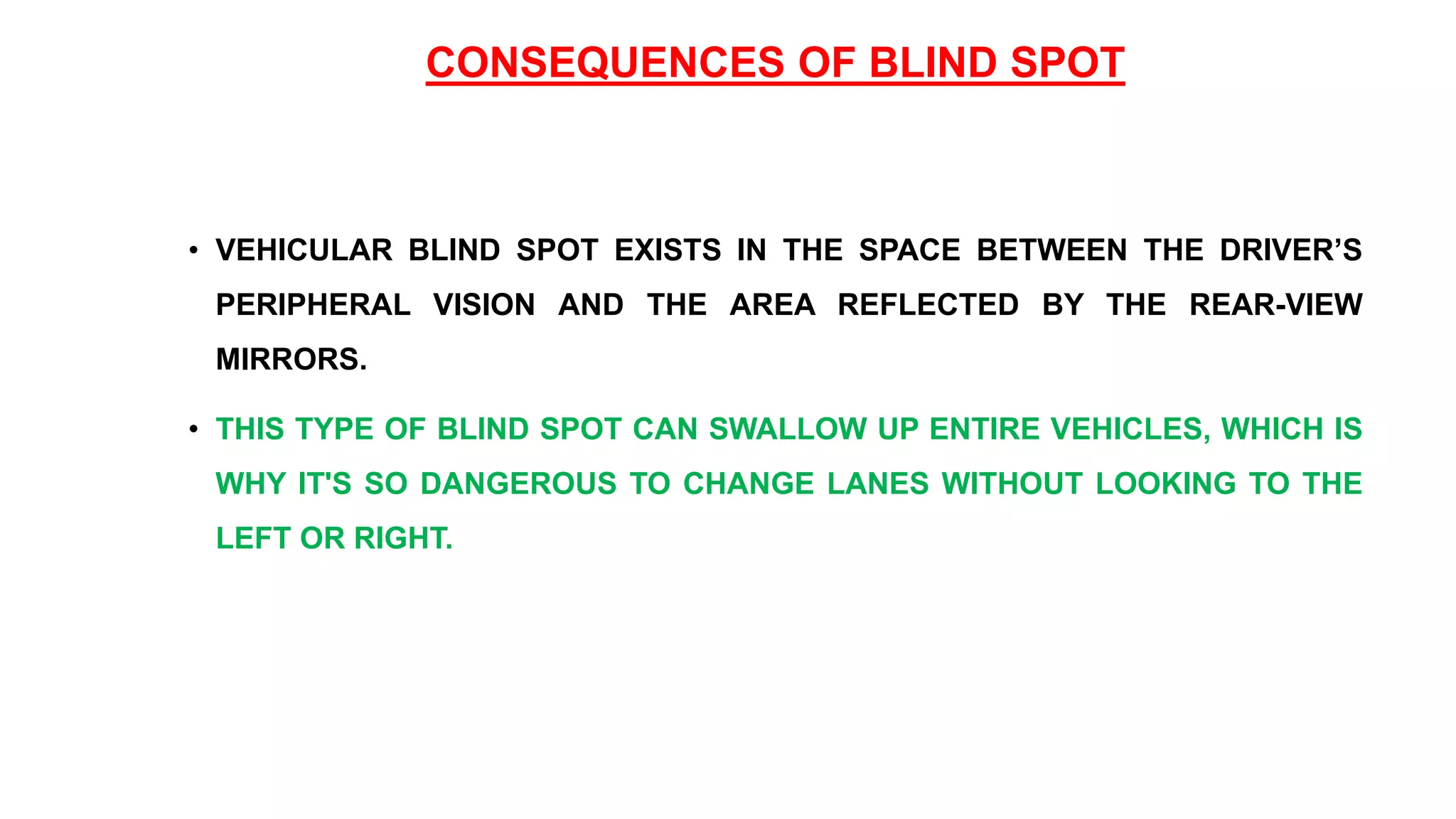 BLIND SPOT INFORMATION SYSTEM | PPTX