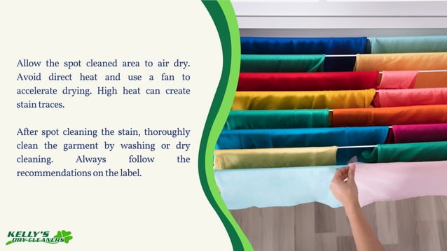 How to Spot Clean Stains on Clothing | PPT